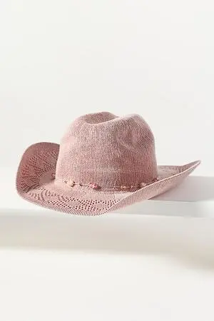WYETH Beaded Nub Rancher Hat - Mauve