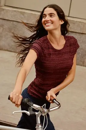 Anthropologie Floral T-shirts For Women