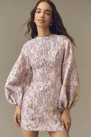 Mac Duggal Brocade Dress - Lilac