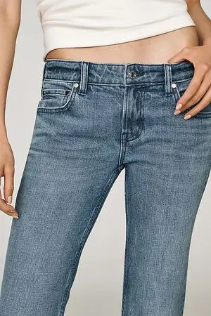 EB DENIM Lennon Cigarette Low Rise Straight Jeans