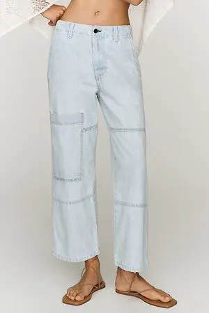 ASKK NY High-rise Cropped Carpenter Jeans
