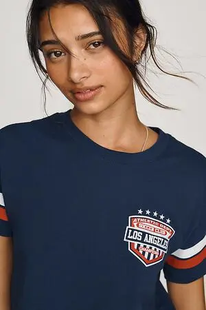 LETLUV Cotton Soccer Graphic Tee