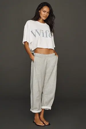 BRIDEMERCH Wifey Cotton Cropped Tee