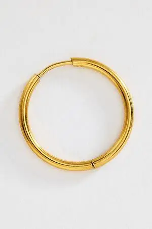 Anthropologie Water Resistant Classic Hoop Earrgs
