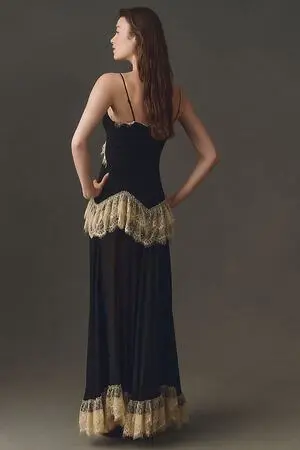 DE LA VALI Estela Maxi Dress