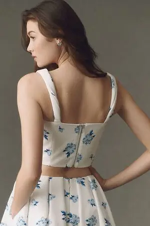LEO LIN Lexi Cotton Crop Tank Top