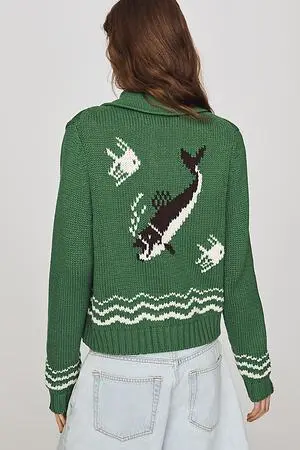 The Great. The Bass Cardigan Sweater