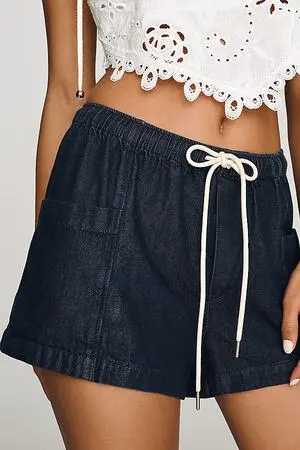 Rag & Bone Emery Drawstrg Shorts