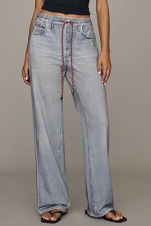 Rag & Bone Miramar High-rise Wide-leg Terry Jeans