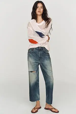 KERRI ROSENTHAL Open-stitch Pullover