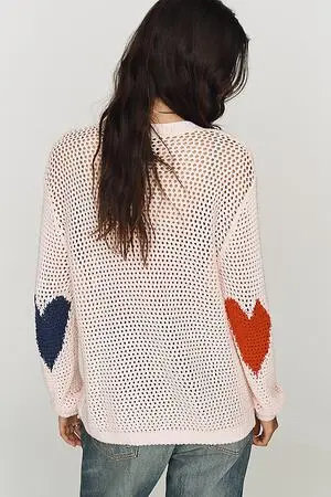 KERRI ROSENTHAL Open-stitch Pullover