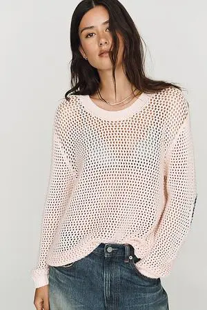 KERRI ROSENTHAL Open-stitch Pullover