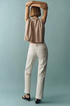 7 For All Mankind Callie Low-rise Straight-leg Jeans