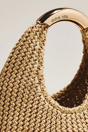Dolce Vita Eveliser Raffia Mi Slouchy Bag