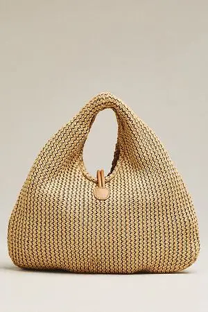 Dolce Vita Mart Raffia Slouchy Bag