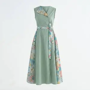 MAISON QALA Daylily Dress - Green