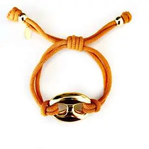 Persia Donà Jewelry Tone Mariner Cord Bracelet - Gold