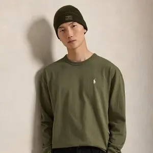Ralph Lauren Relaxed Fit Jersey Long-sleeve T-shirt - Cruise Olive