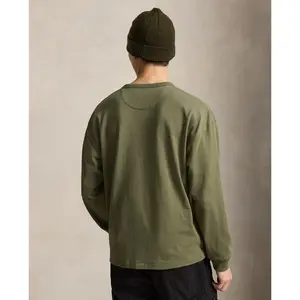Ralph Lauren Relaxed Fit Jersey Long-sleeve T-shirt - Cruise Olive