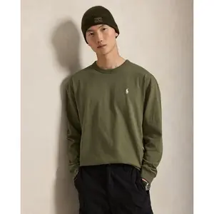 Ralph Lauren Relaxed Fit Jersey Long-sleeve T-shirt - Cruise Olive
