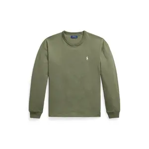Ralph Lauren Relaxed Fit Jersey Long-sleeve T-shirt - Cruise Olive