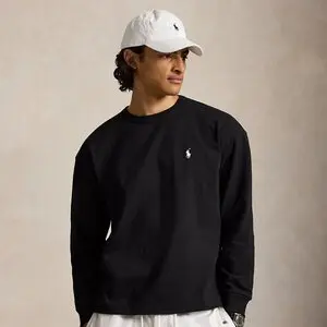 Ralph Lauren Relaxed Fit Jersey Long-sleeve T-shirt - Polo Black