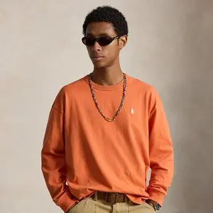 Ralph Lauren Relaxed Fit Jersey Long-sleeve T-shirt - Solar Sky