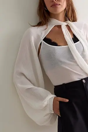 Free People Juliet Bolero - Ivory
