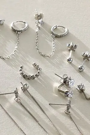 Free People Maison Stainless Steel Stud Pack
