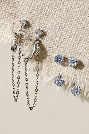 Free People Maison Stainless Steel Stud Pack