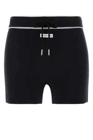 MARINE SERRE Stretch Cotton Shorts - Black