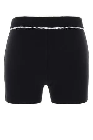MARINE SERRE Stretch Cotton Shorts