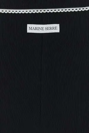MARINE SERRE Stretch Cotton Shorts