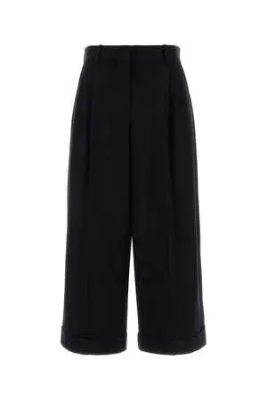THE ROW Midnight Wool Lior Pant - Blue