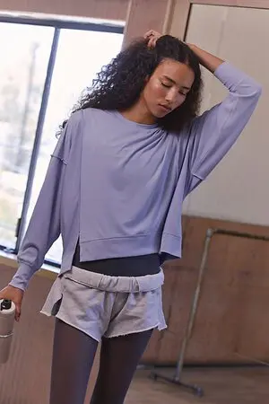 Free People FP Movement All My Love Long Sleeve Lunar Bloom