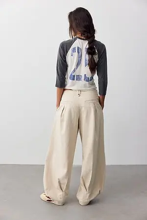 Free People At Bay Trousers - Undyed Natural