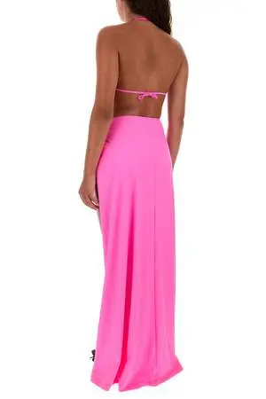Balenciaga Fluo Stretch Nylon Dress