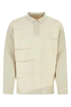 NAMACHEKO Sand Viscose Blend Syl Bandage Polo Shirt - Light Brown
