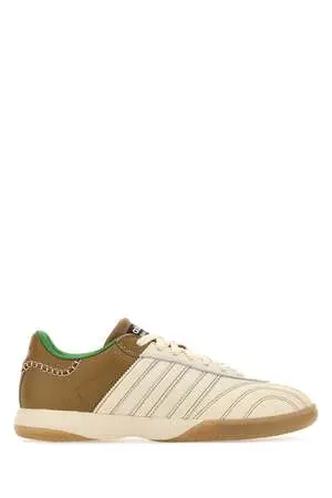 WALES BONNER X ADIDAS Two-tone Nappa Leather Samba Sneakers - White