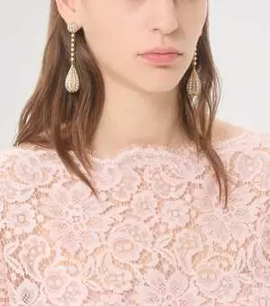 Valentino Garavani Poétique Des Gouttes Drop Earrings