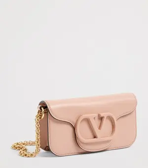 Valentino Garavani Small Leather Locò Shoulder Bag