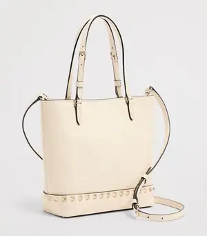 Valentino Garavani Leather Rockstud Tote Bag