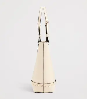 Valentino Garavani Leather Rockstud Tote Bag