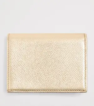 Valentino Garavani Leather Vlogo Signature Wallet - Pink