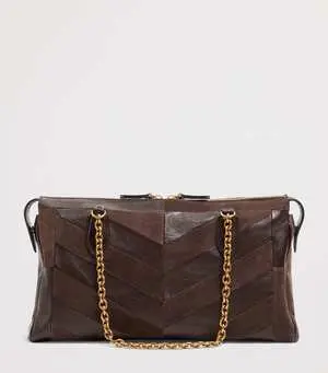 Valentino Garavani Medium Leather Panthea Tote Bag