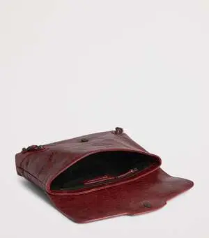 Balenciaga Lambskin Le City Clutch Bag - Burgundy