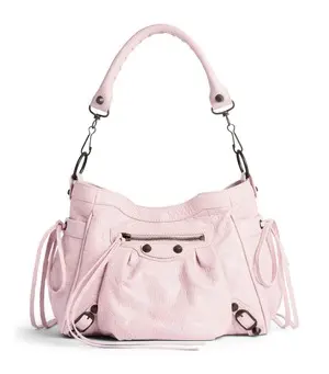 Balenciaga Lambskin Le City Shoulder Bag - Pink