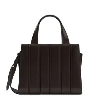 Max Mara Medium Quilted Whitney Top-handle Bag - Brown