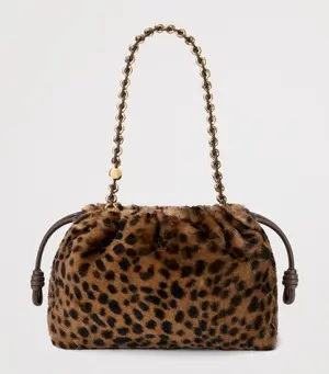 Loewe Medium Shearling Flamenco Purse