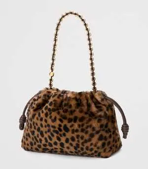 Loewe Medium Shearling Flamenco Purse